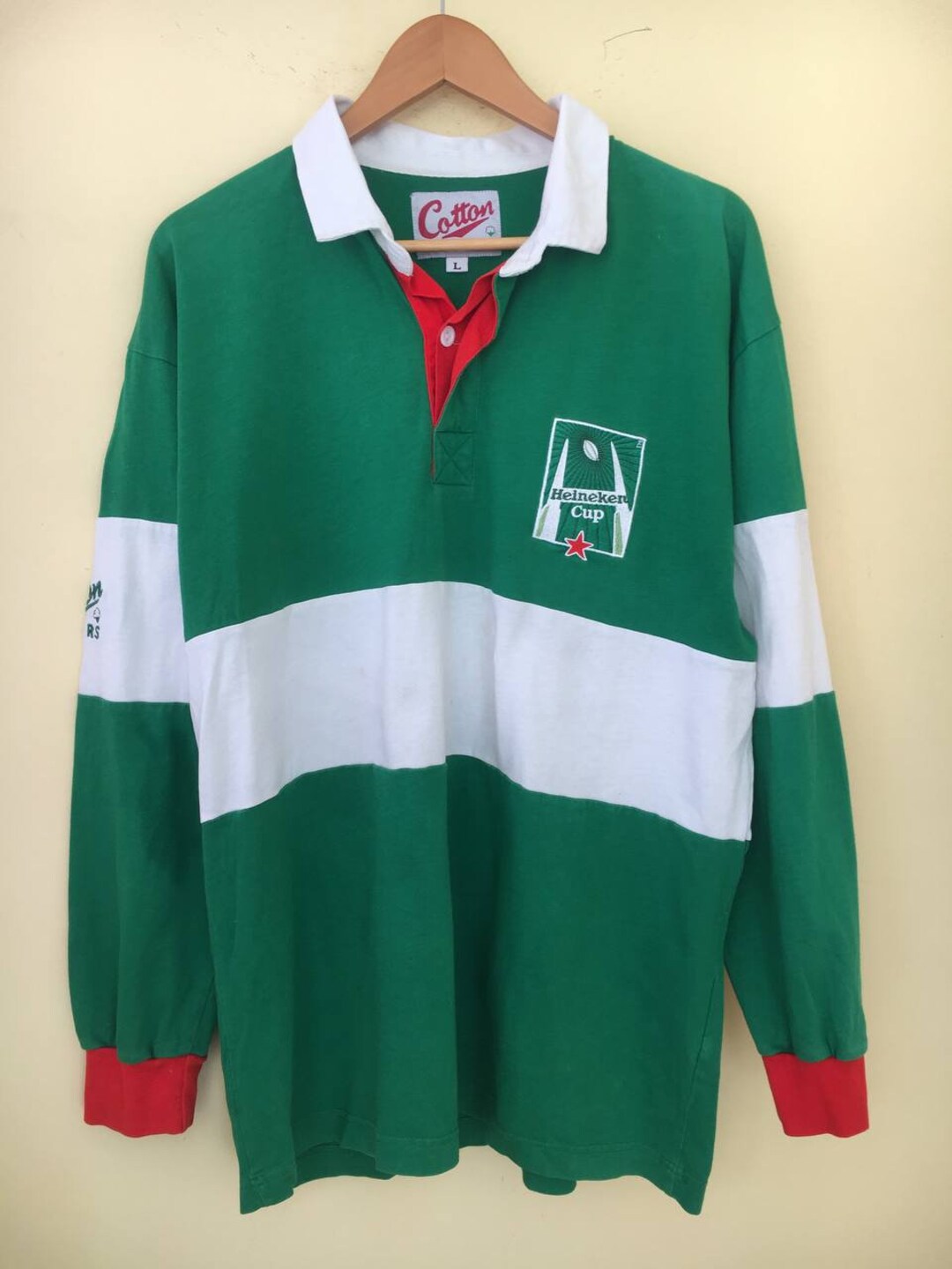 Heineken Rugby World Cup Cotton Traders Vintage 90s Jersey Shirt. Size ...