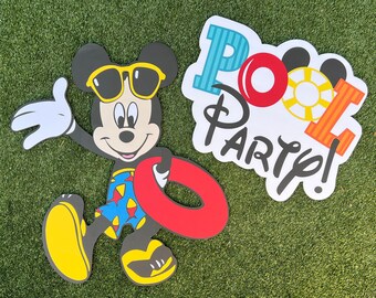 Pool Party Mickey Mouse - Etsy
