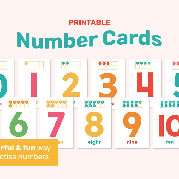 Number Recognition - Etsy