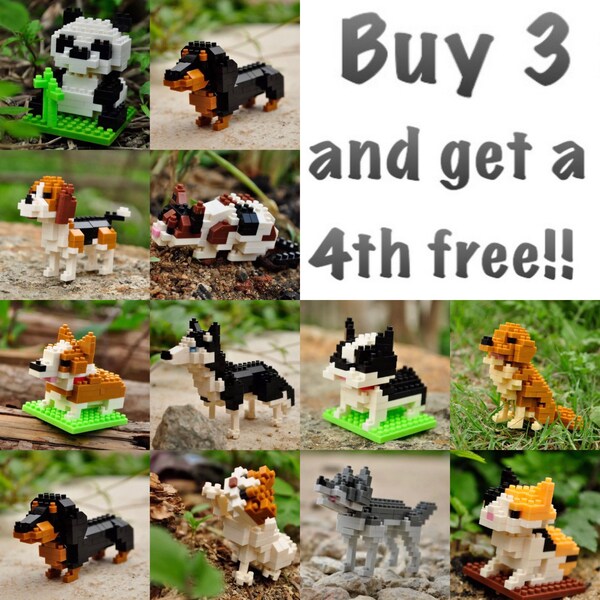 Micro Mini Building Block Sets - Etsy