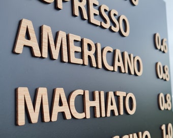 Magnetic Menu Board With Letters - Etsy