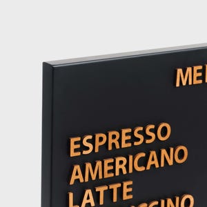 Magnetic Menu Board With Wooden Letters – Easily Customizable and ...