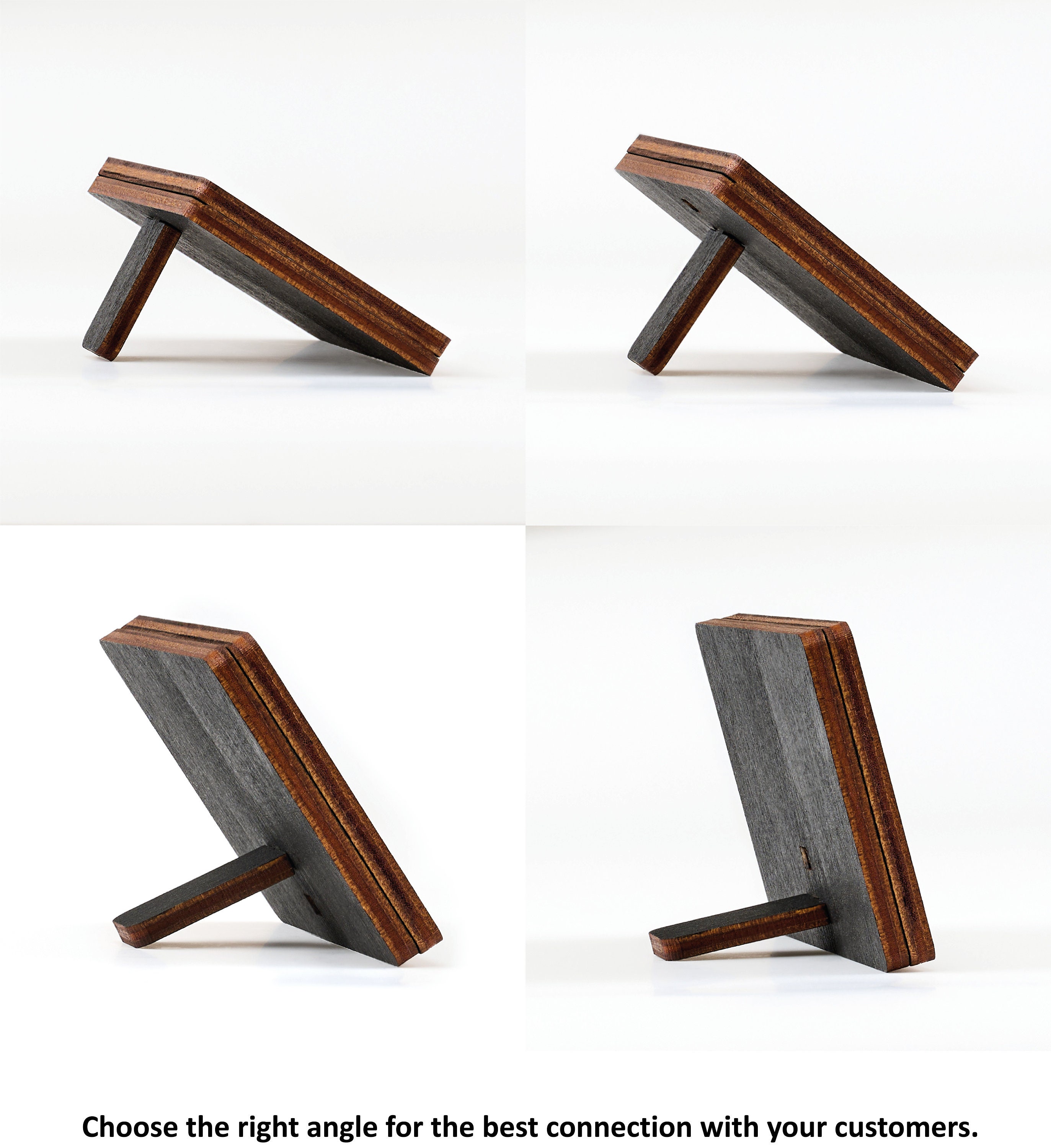 12 Pcs of Black Merchandise Tags - Price Display Stand for Market ...