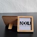 Wooden Square Price Tag 12 Pcs, Price Display for Market, Store and ...