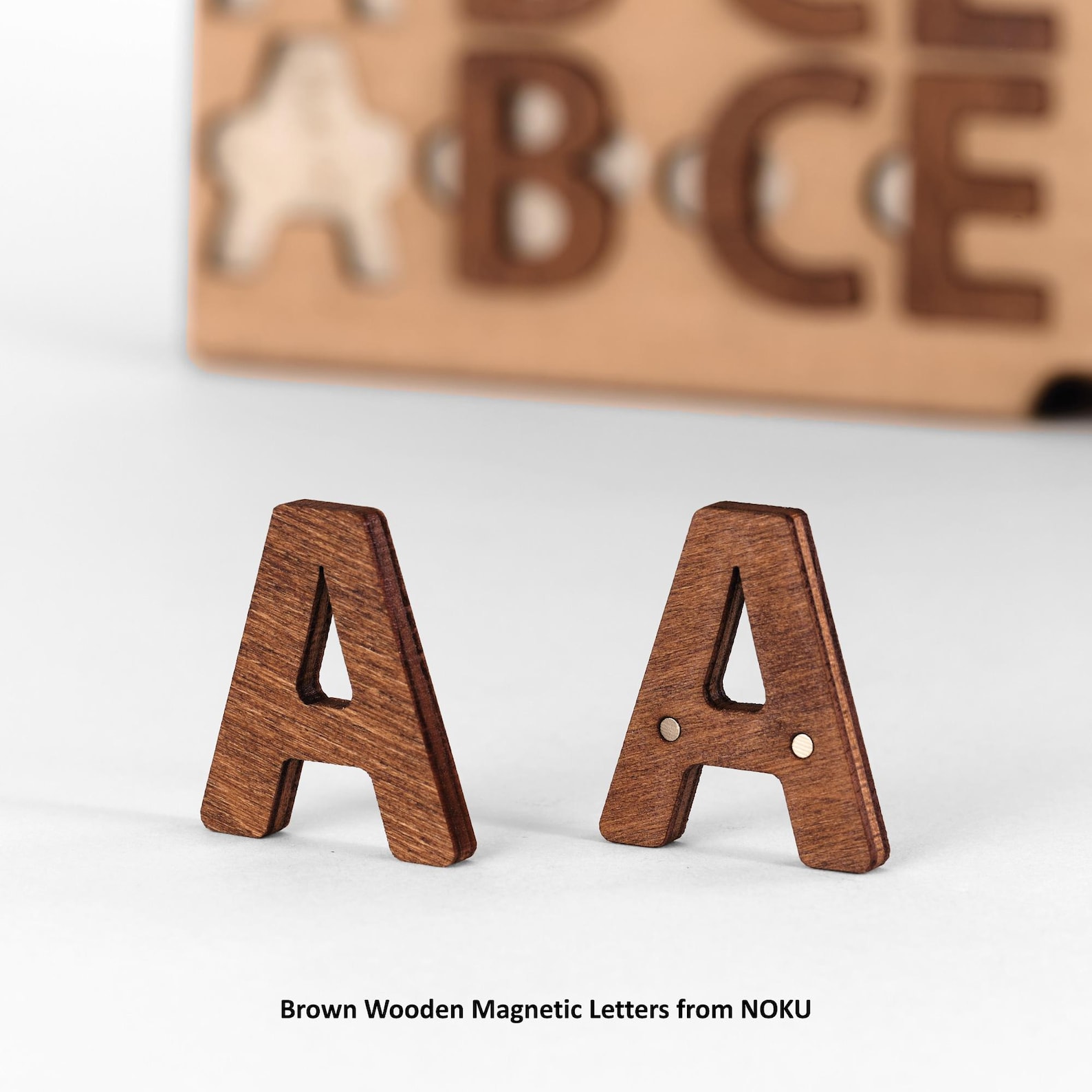 Wooden Letters With Magnet, Magnetic Letters, Letters for Menu, Wood ...