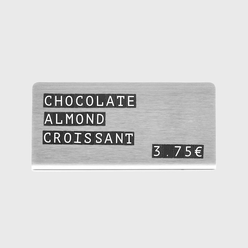 Exclusive Stainless Steel Price Tags With Magnetic Symbols – for ...
