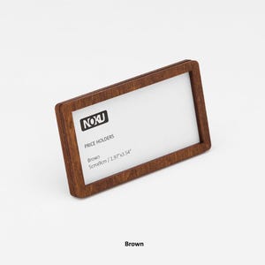 Wooden Price Tags - Wooden Holders for Your Price Information for Cafes ...
