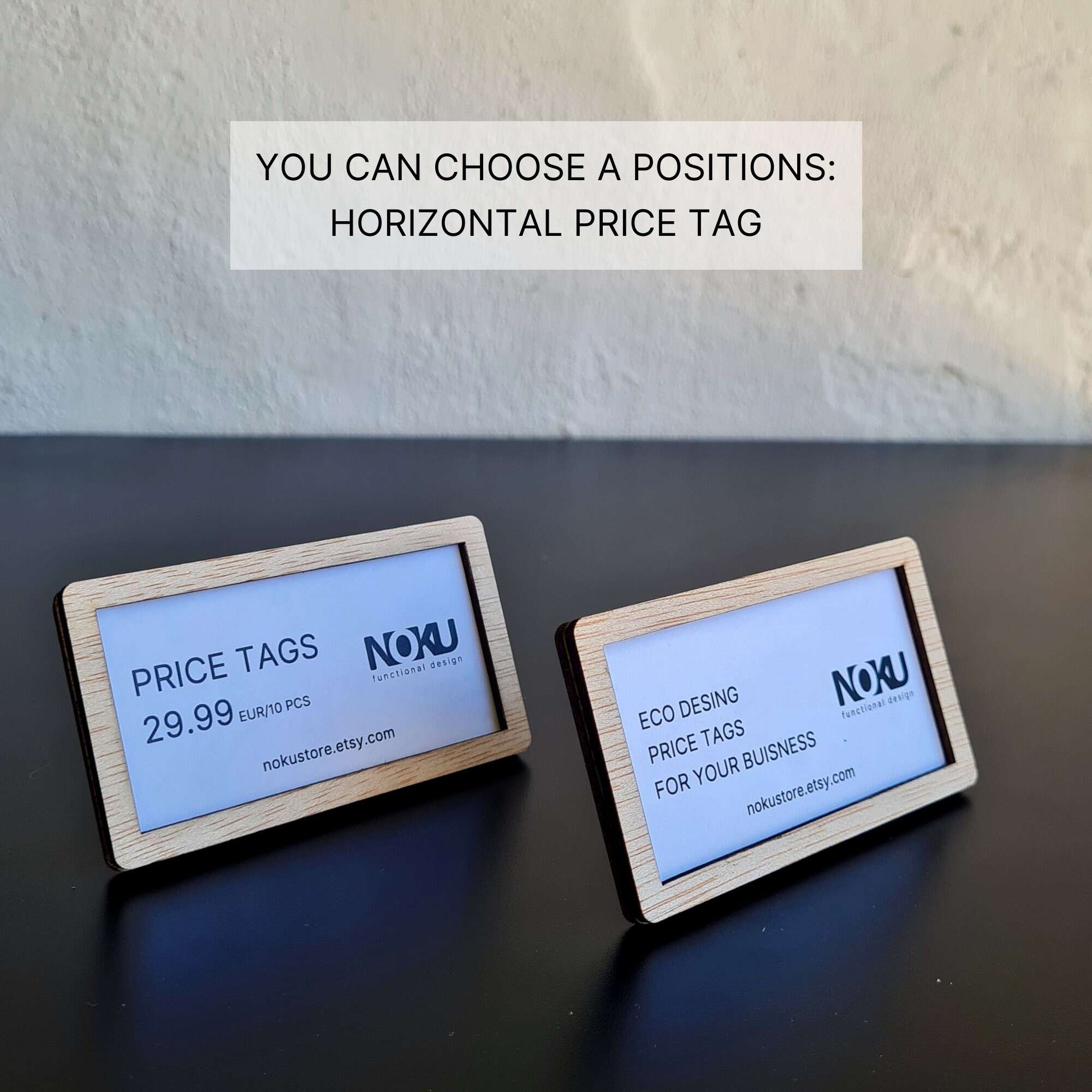 Wooden Price Tags 12 Pcs Price Display for Market Store - Etsy