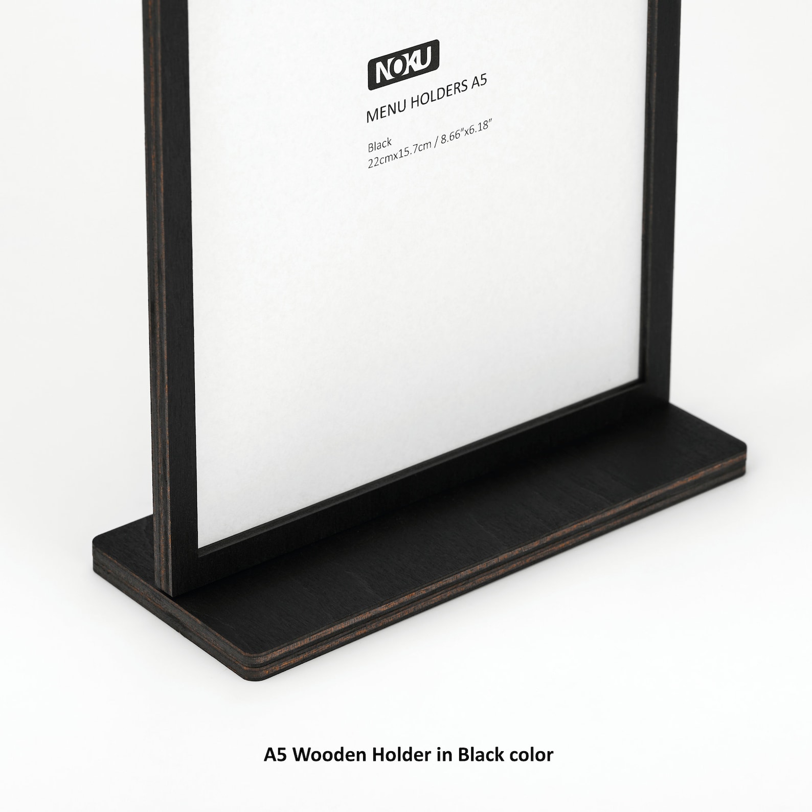 A5 Wooden Menu Holder: Tabletop Display Stand for Restaurant Cafe - Etsy
