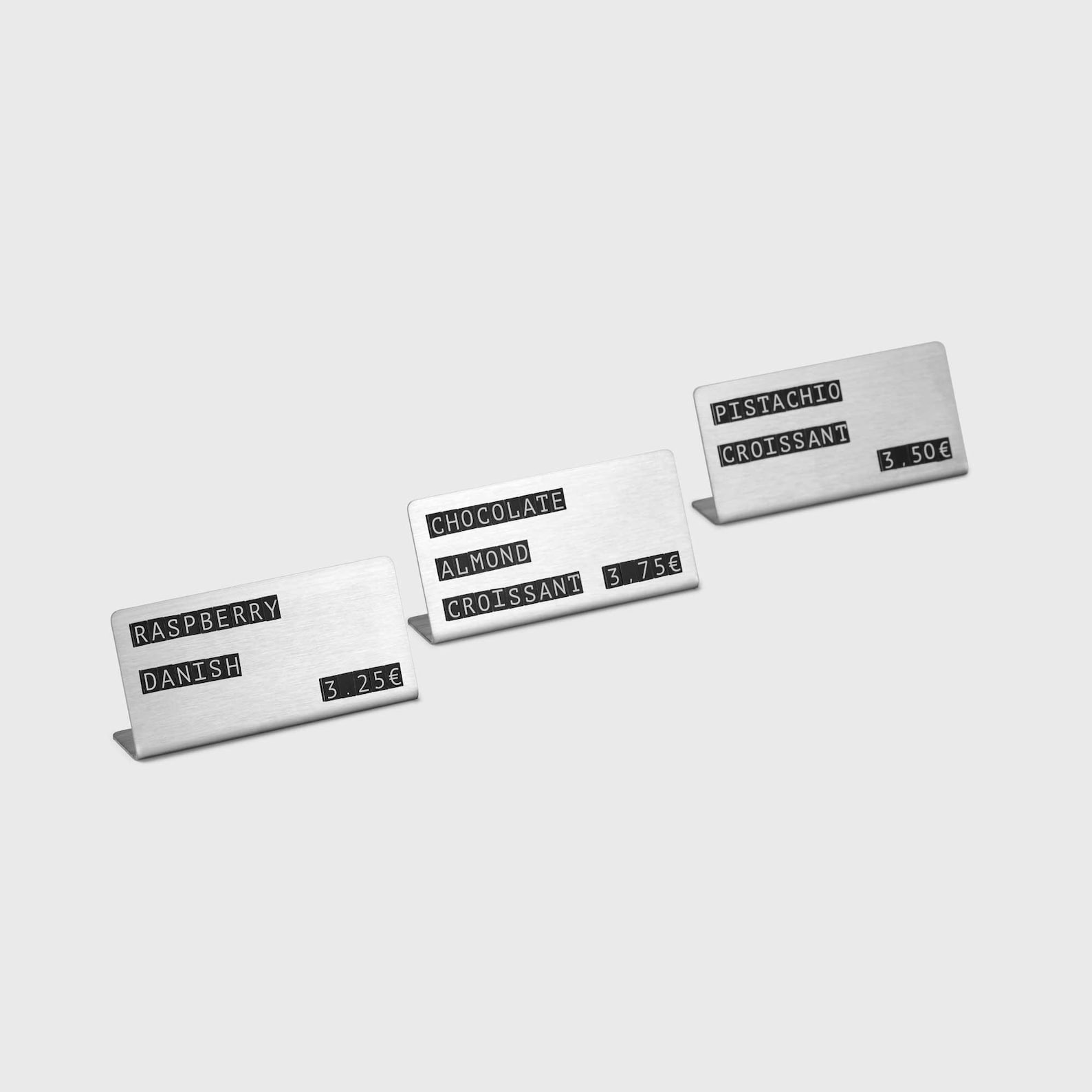 Exclusive Stainless Steel Price Tags With Magnetic Symbols – for ...