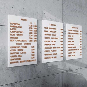 Magnetic Menu Board With Wooden Letters – A Customizable & Stylish ...