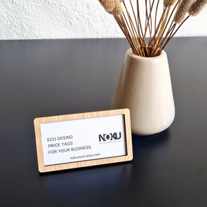 12 Pcs of Merchandise Tags Price Display Stand for Market. Price Signs ...