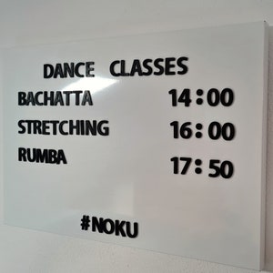 Schedule Board Set. Magnet Board With Wood Letters. Letter Board Better ...