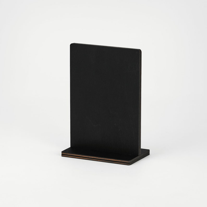 Wooden A6 Holder, Table Stand for Menu, Paper Holder Wooden A6 ...