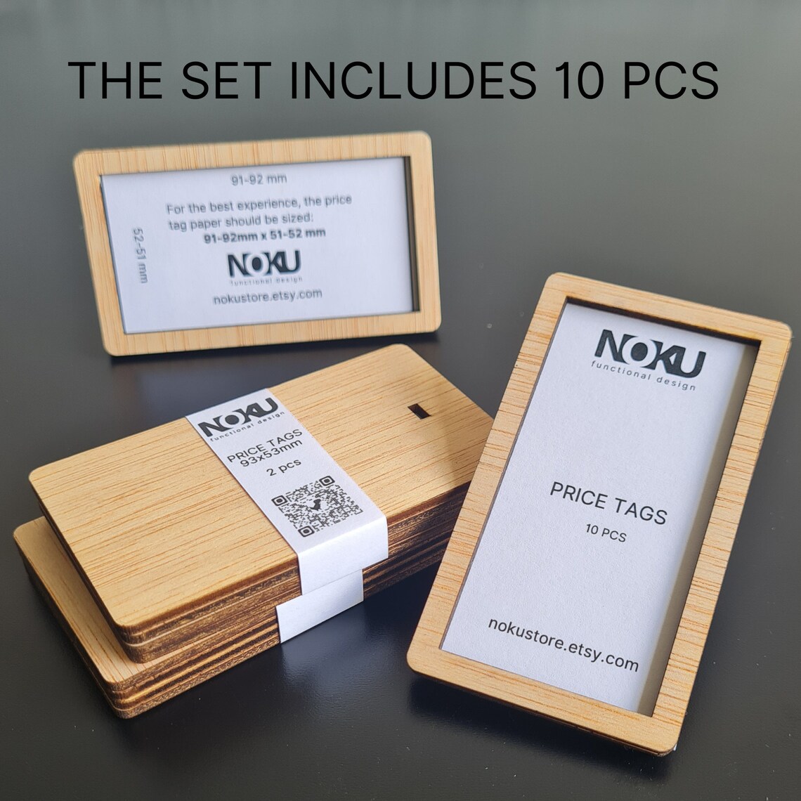 Wooden Display Stand 12 Pcs Price Display for Market Store - Etsy