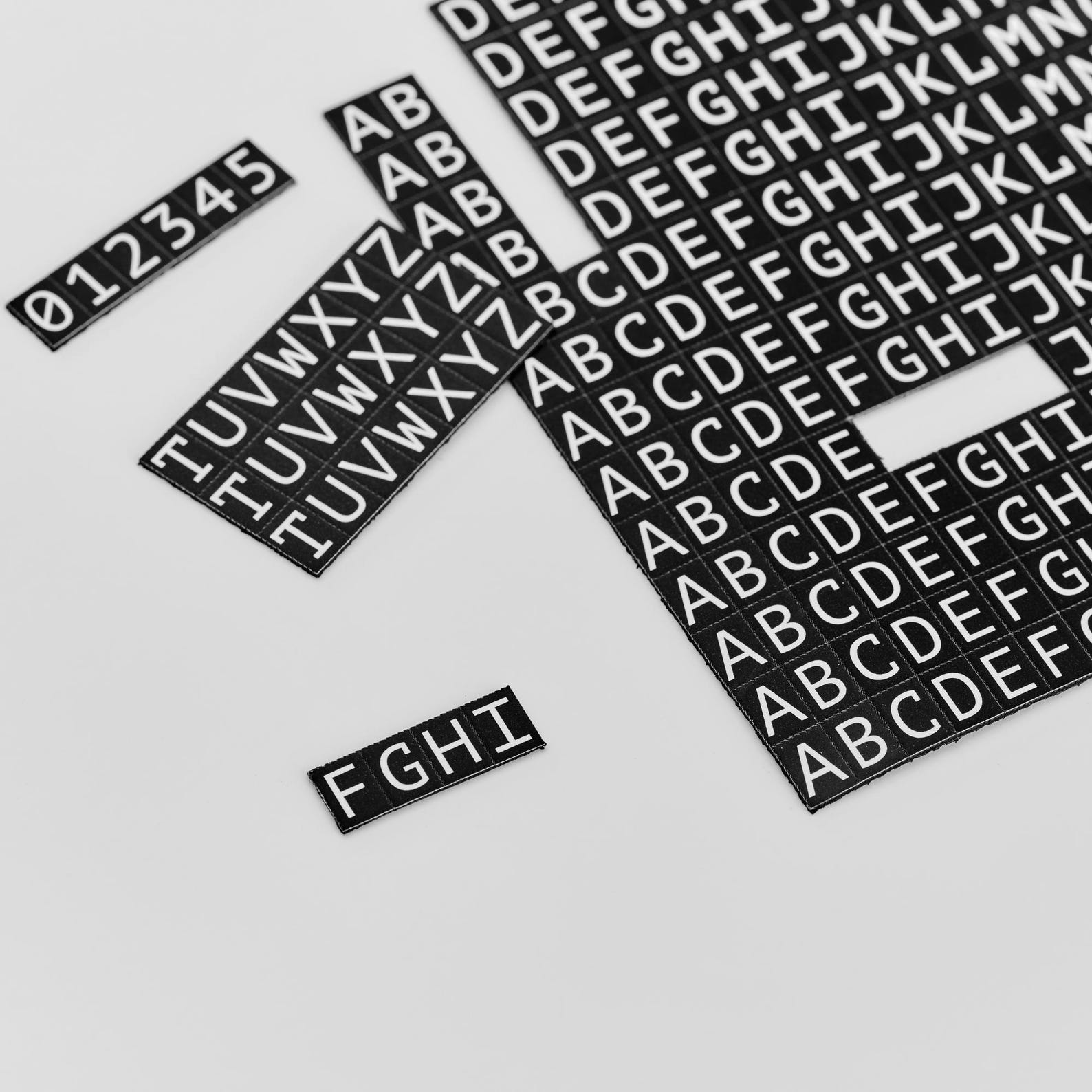 Set of Metal Price Tags With Changeable Magnetic Letters for Bakeries ...