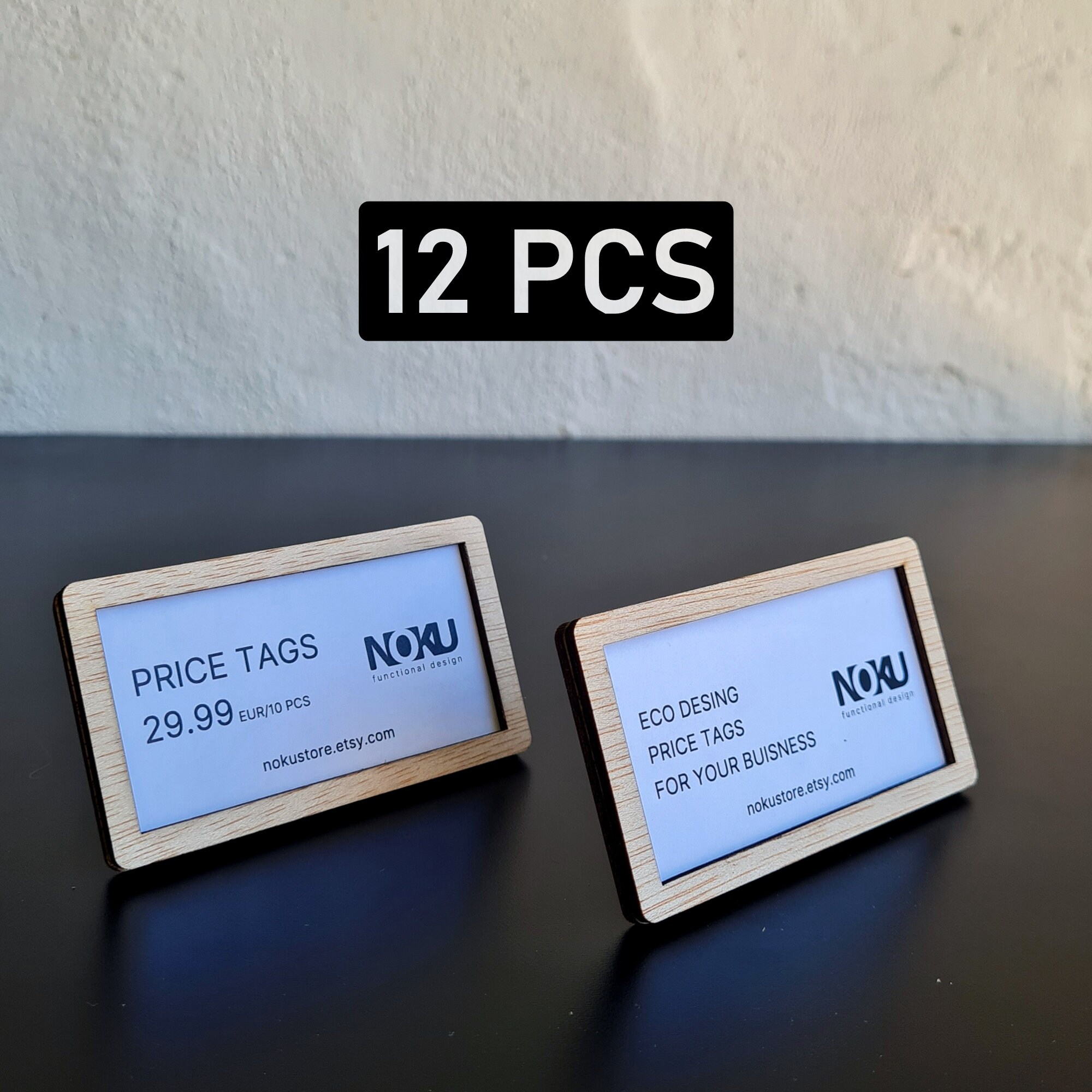 Wooden Display Stand 12 Pcs Price Display for Market Store - Etsy