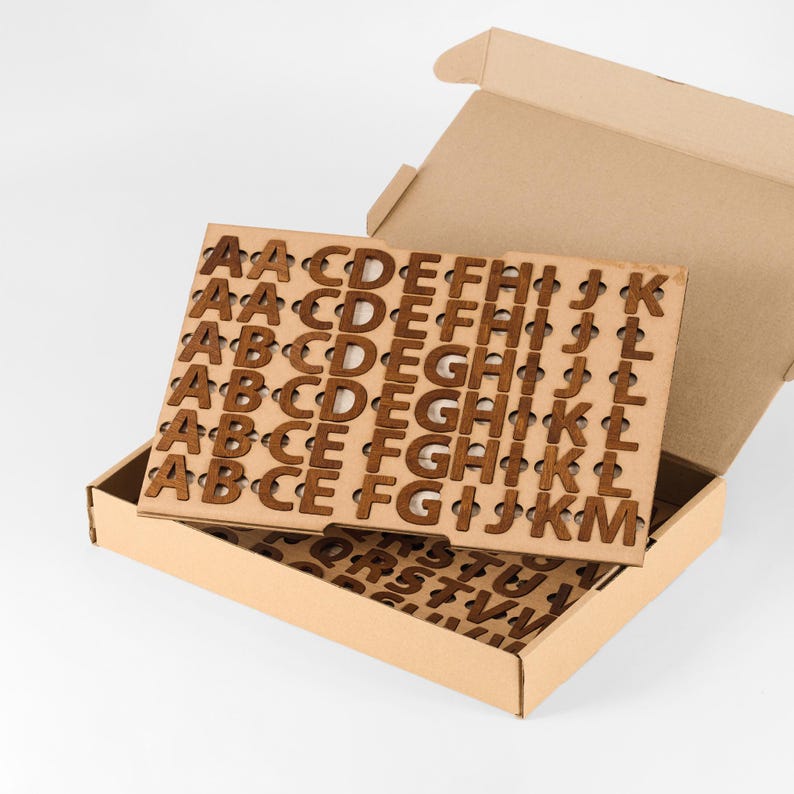 Wooden Letters With Magnet, Magnetic Letters for Menu Board, Letters ...