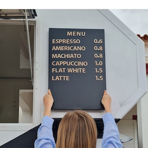 Coffee Shop Menu, Coffee Bar Sign, Menu Board, Letter Board, Сoffee ...