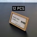 Wooden Price Tags Mini Price Tag 12 Pcs Price Display for - Etsy