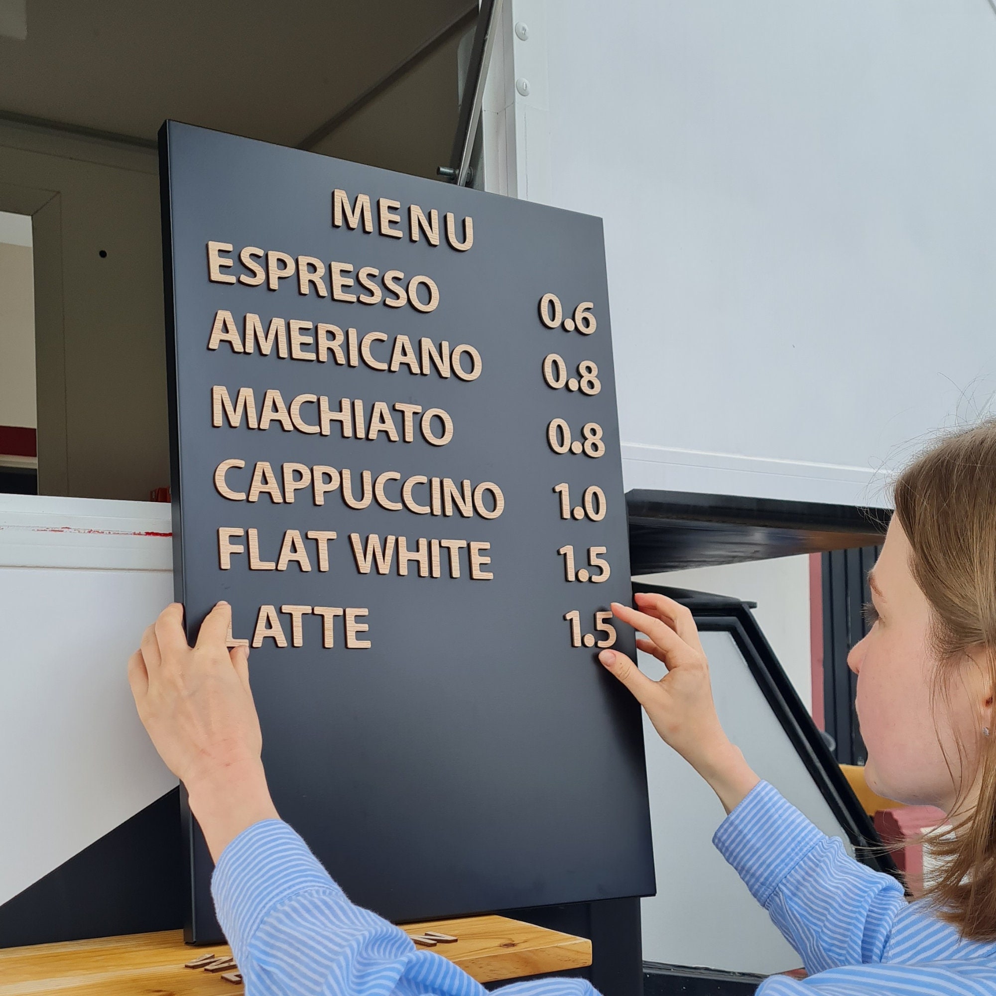 Coffee Shop Menu, Coffee Bar Sign, Menu Board, Letter Board, Сoffee ...