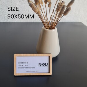 12 Pcs of Merchandise Tags Price Display Stand for Market. Price Signs ...