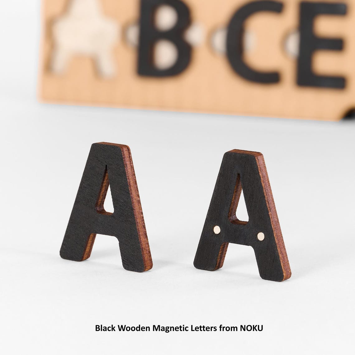 Wooden Letters With Magnet, Magnetic Letters, Letters for Menu, Wood ...