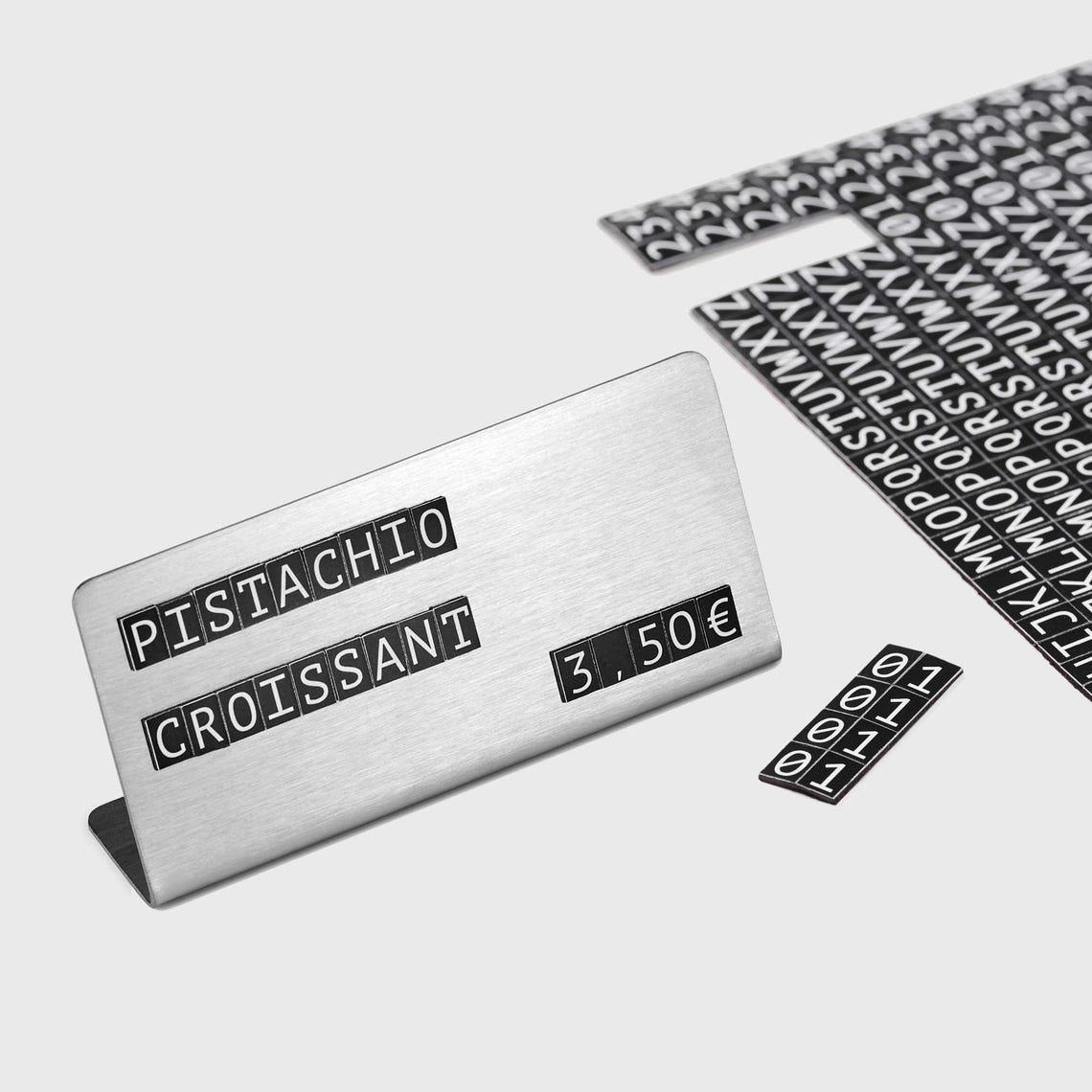 Exclusive Stainless Steel Price Tags With Magnetic Symbols – for ...