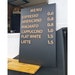 Coffee Shop Menu, Coffee Bar Sign, Menu Board, Letter Board, Сoffee ...