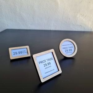 Wooden Price Tags Mini Price Tag 12 Pcs Price Display for - Etsy