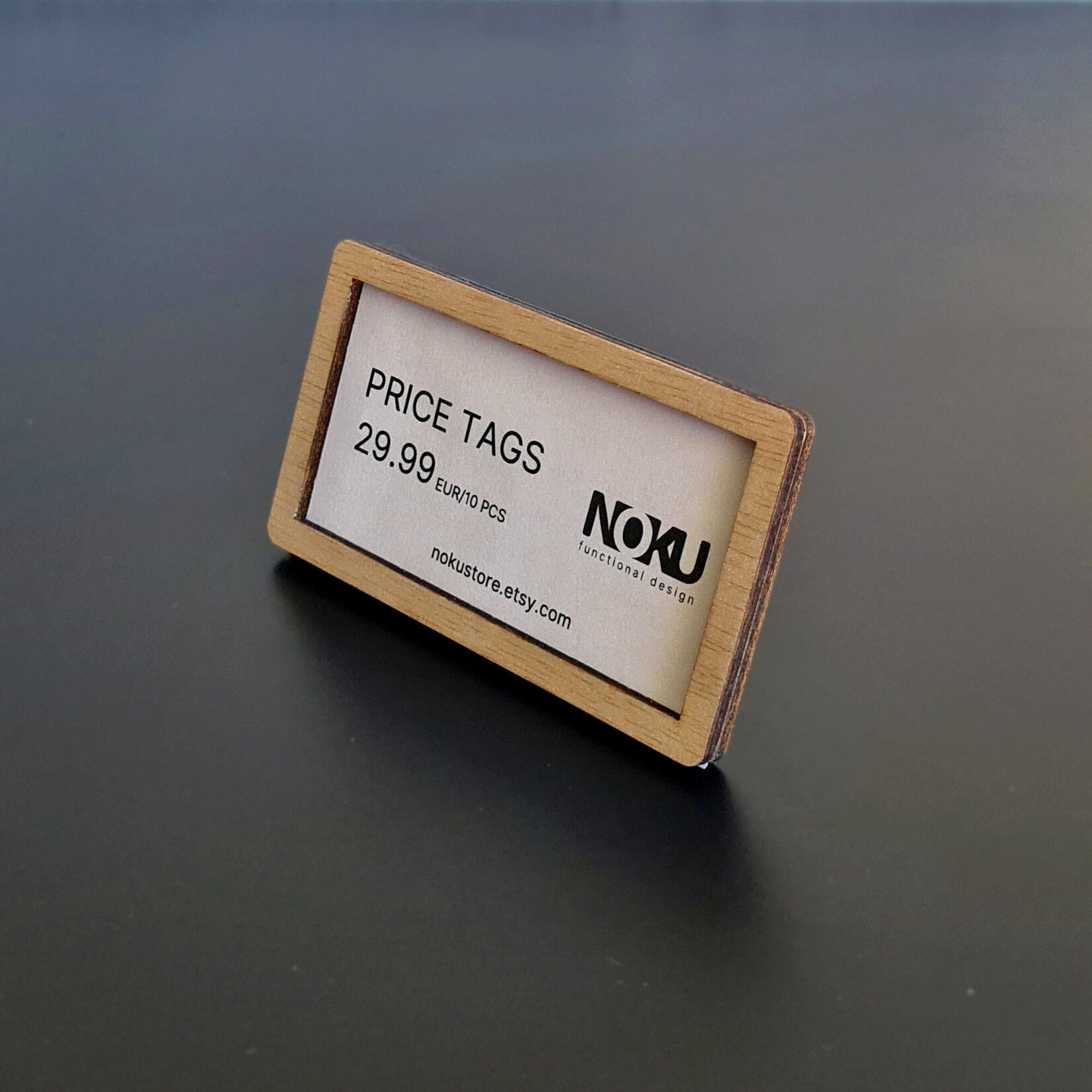 Wooden Price Tags 12 Pcs Price Display for Market Store - Etsy