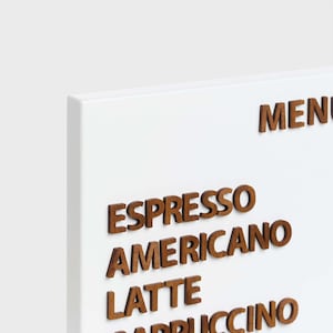 Magnetic Menu Board With Wooden Letters – A Customizable & Stylish ...