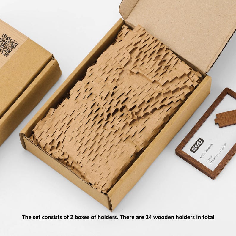 Wooden Price Tags Wooden Holders for Your Price Information for Cafes ...