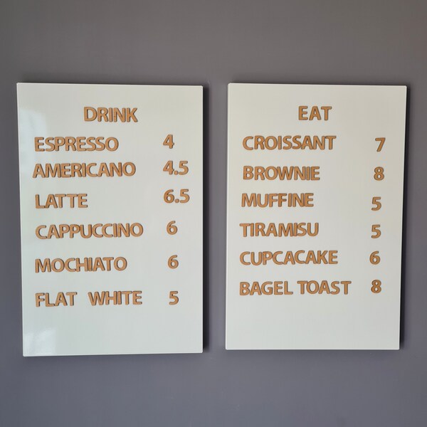 Menu Boards - Etsy