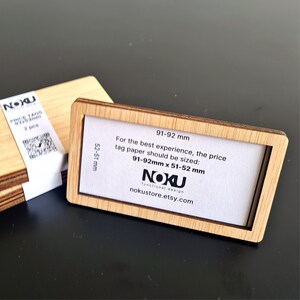 12 Pcs of Merchandise Tags Price Display Stand for Market. Price Signs ...