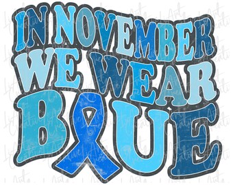 In November We Wear Blue, Diabetes Awareness, Diabetes Awareness PNG ...