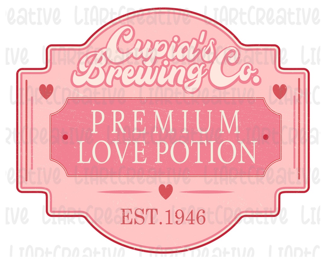 Love Potion Cupid's Brewing Co PNG Designs, Cupid's Brewing Company PNG ...
