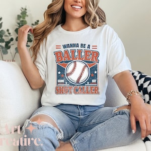Wanna Be a Baller Shot Caller Png, Baseball Vintage Retro Png ...