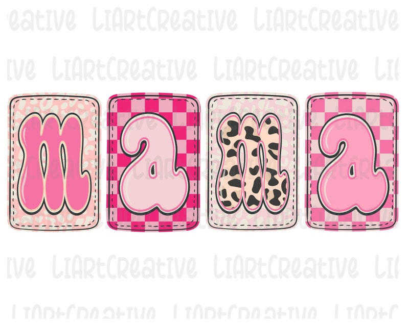 Mama PNG Design Download Mama Cute Png Design Mama Pink Png - Etsy