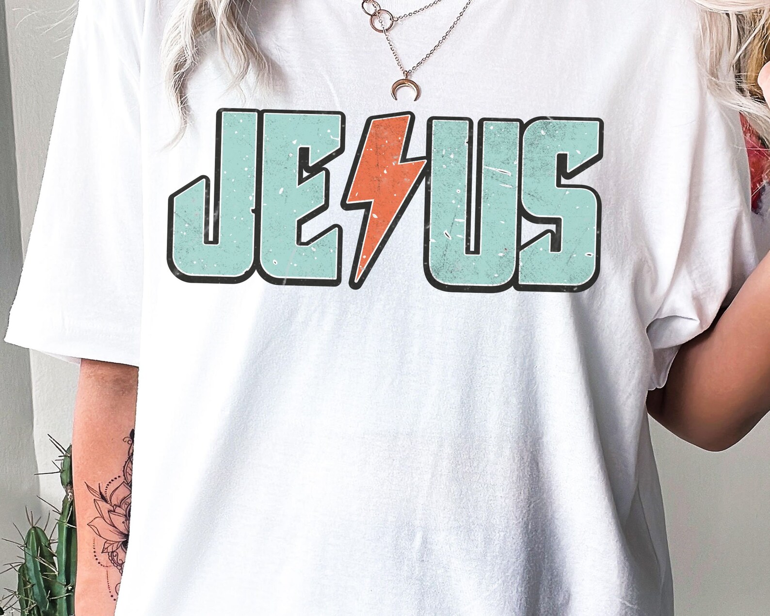 Jesus Retro Lightning Bolt PNG Jesus Sublimation Png Design - Etsy