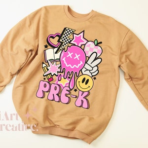 Pre-k Grades Bundle PNG Sublimation Designs, School Png, Back to School ...