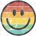 Happy Face Retro Png Groovy Smiled Happy Face Png Happy - Etsy