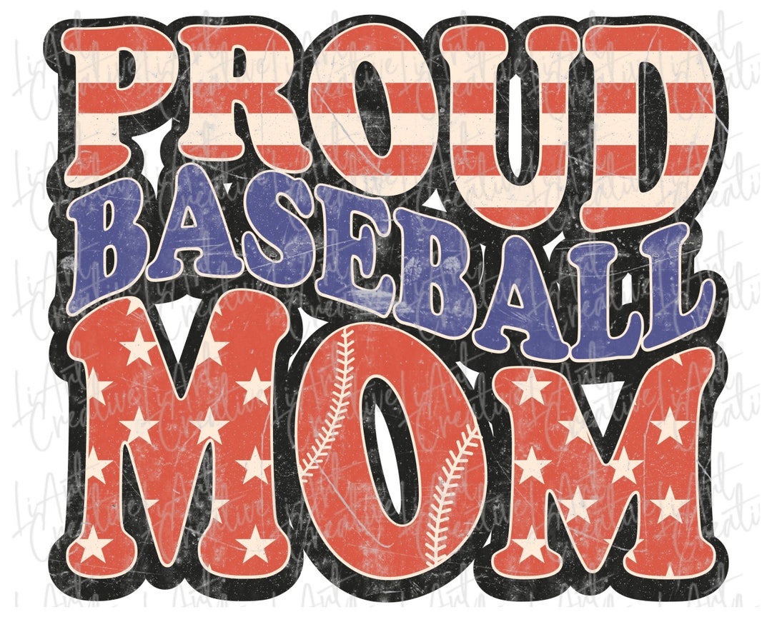 Proud Baseball Mom Png, Baseball Png, Baseball Mama Png Sublimation ...