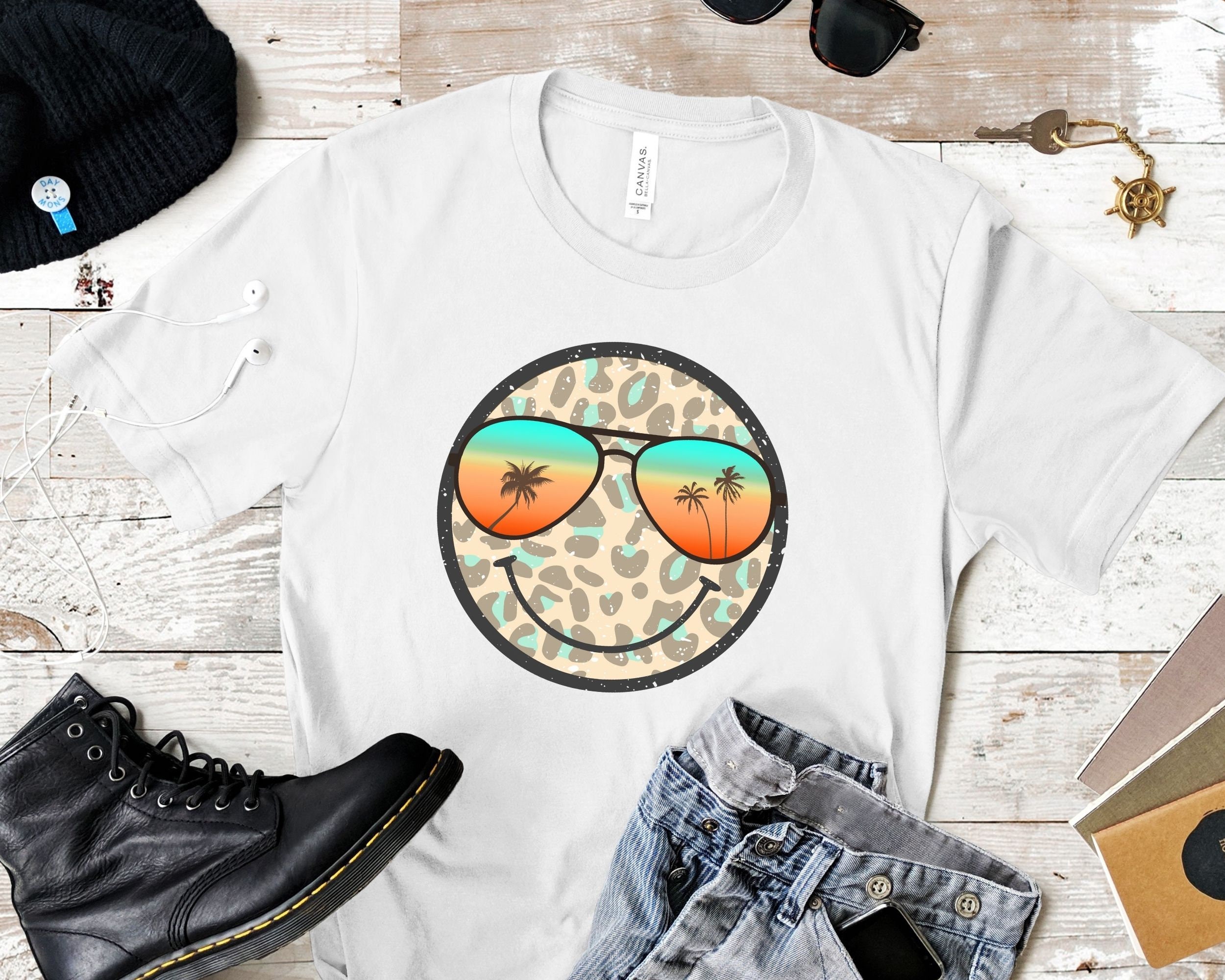 Happy Face Summer Png, Happy Face Beach Png, Smiled Happy Face Png ...