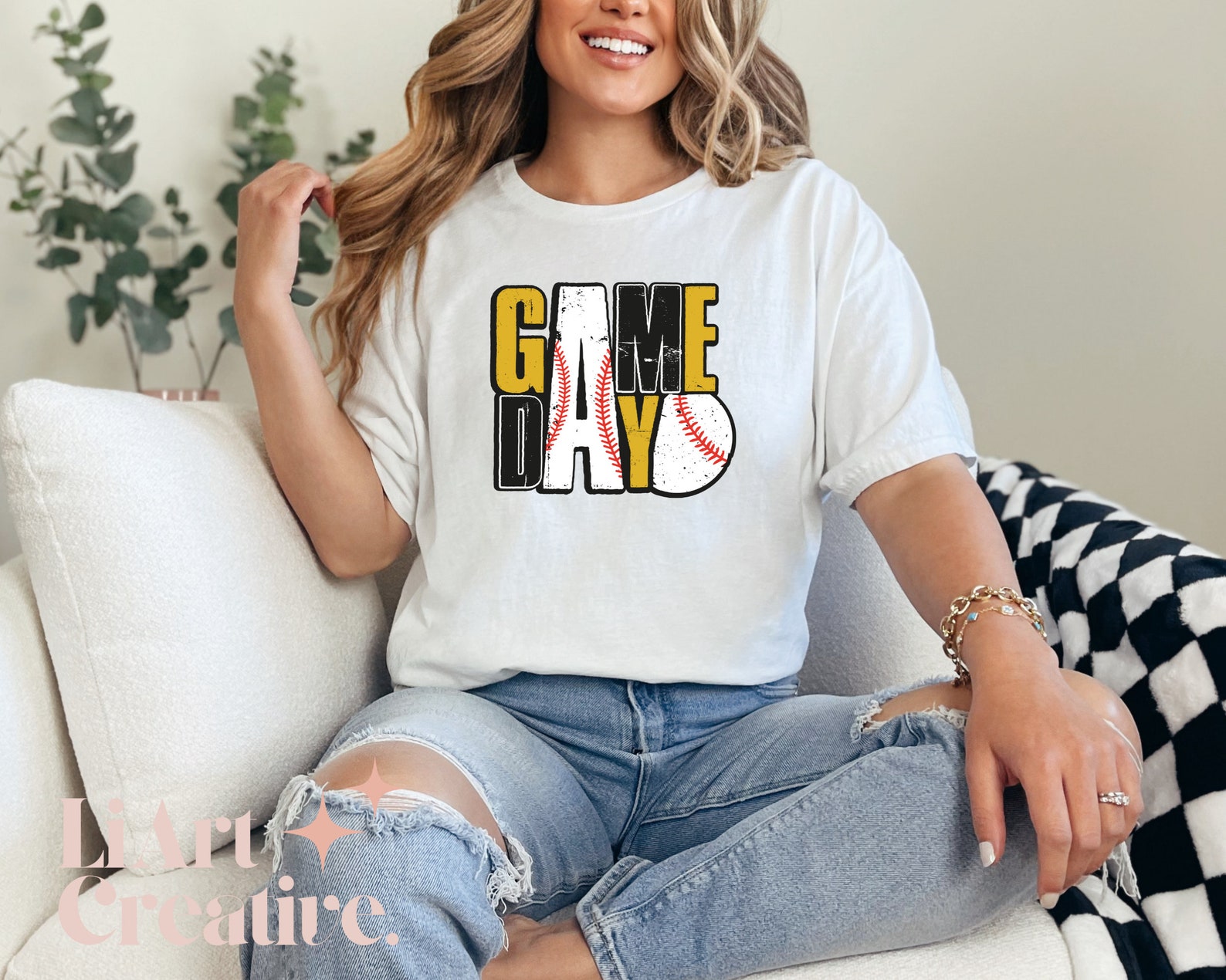 Baseball Game Day Black and Gold PNG File, Baseball Retro Png ...