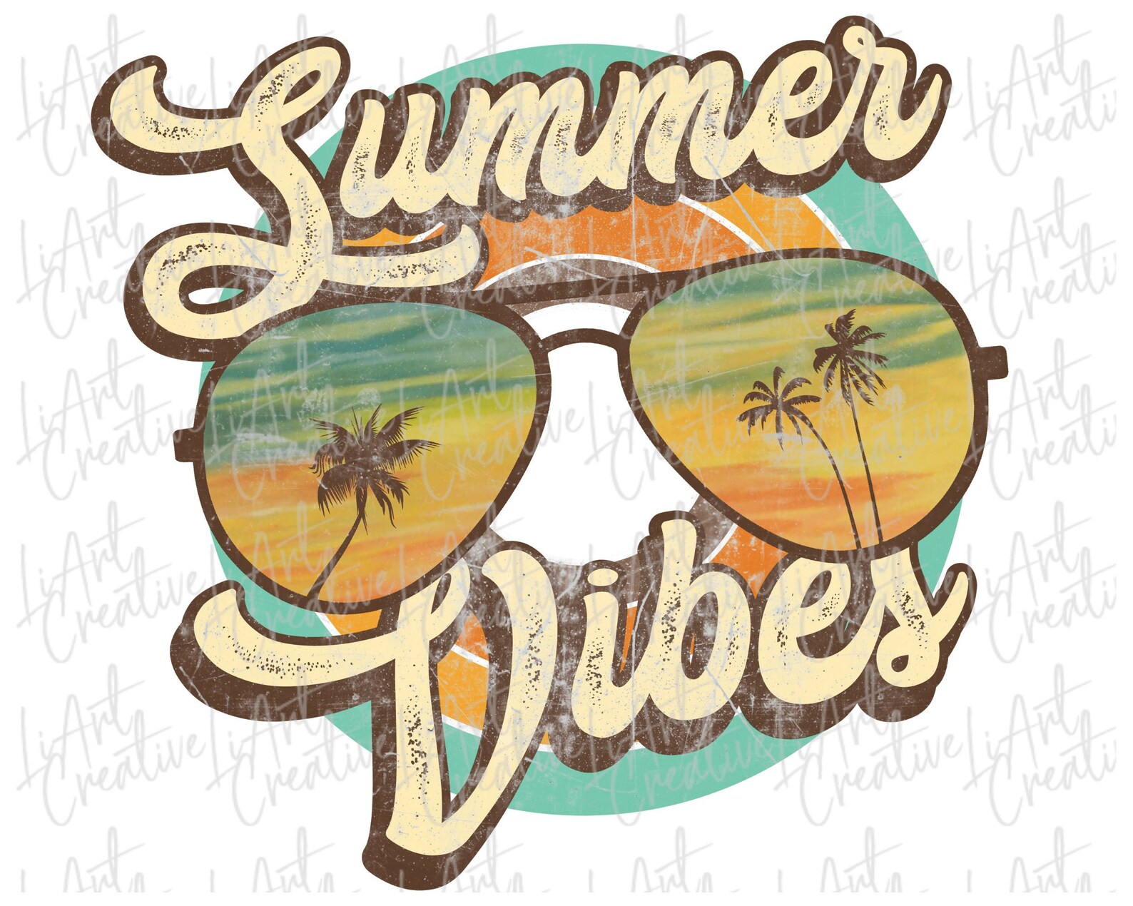 Summer Vibes Retro Png Summer Retro Png Summer Vintage Png - Etsy
