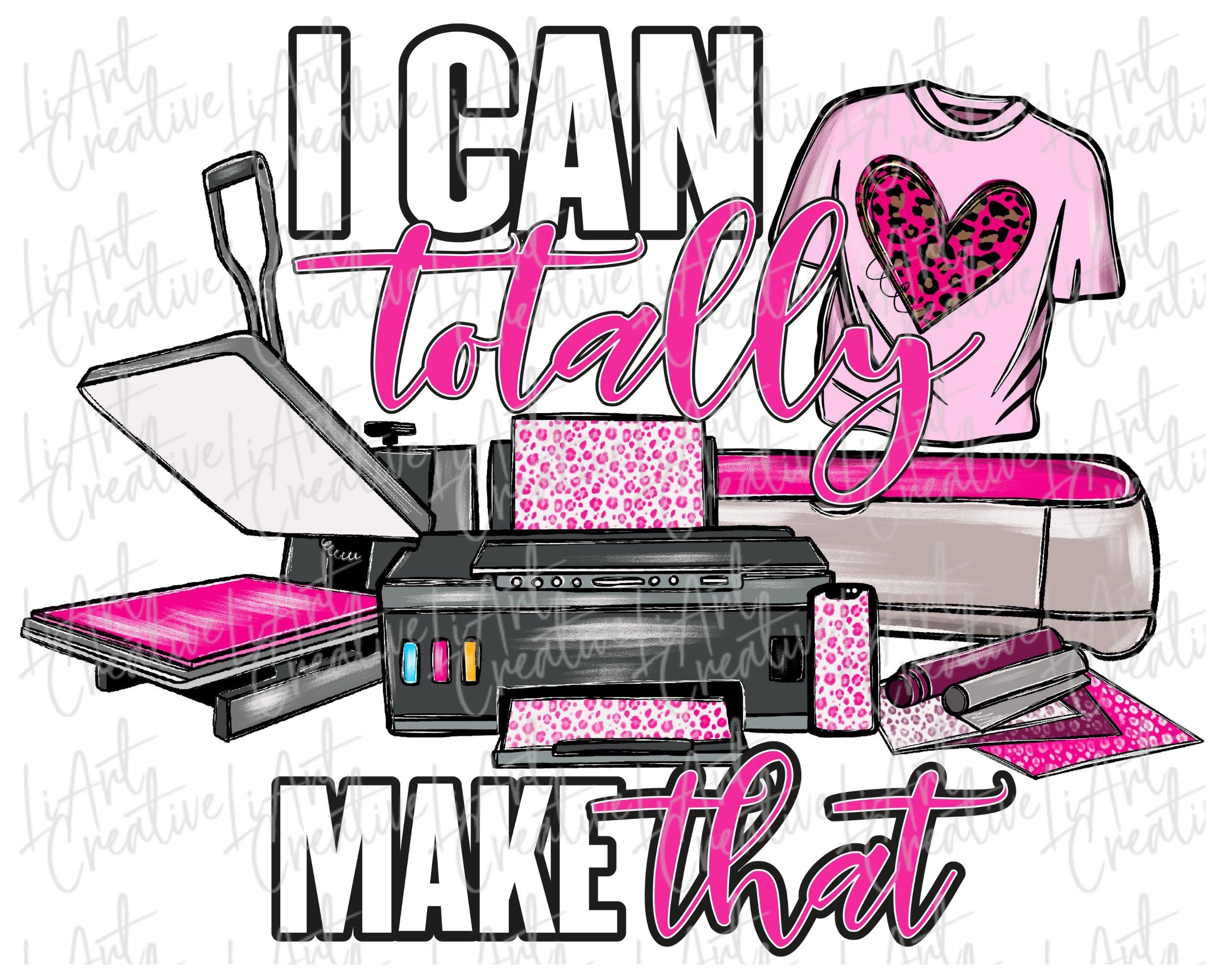 I Can Totally Make That Hand Drawn PNG Crafter PNG PNG - Etsy