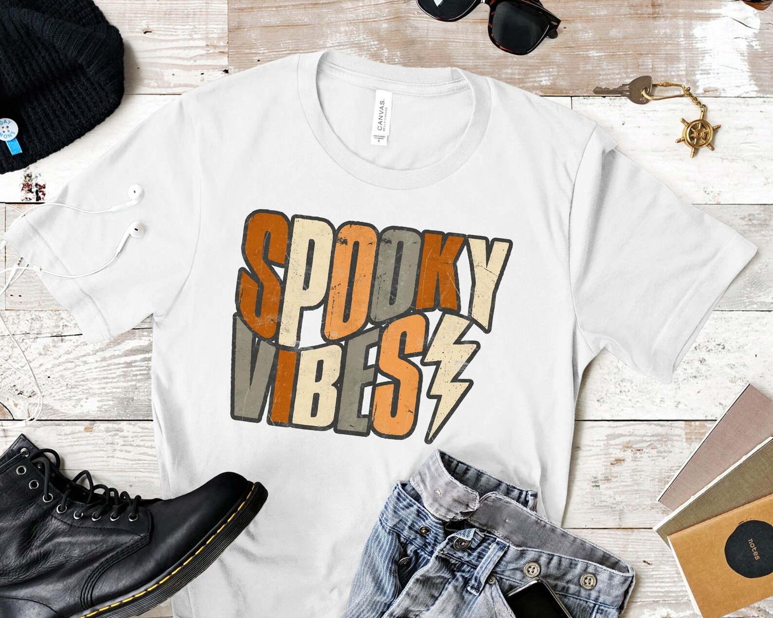 Spooky Vibes Retro PNG Halloween Png Spooky Season Png - Etsy