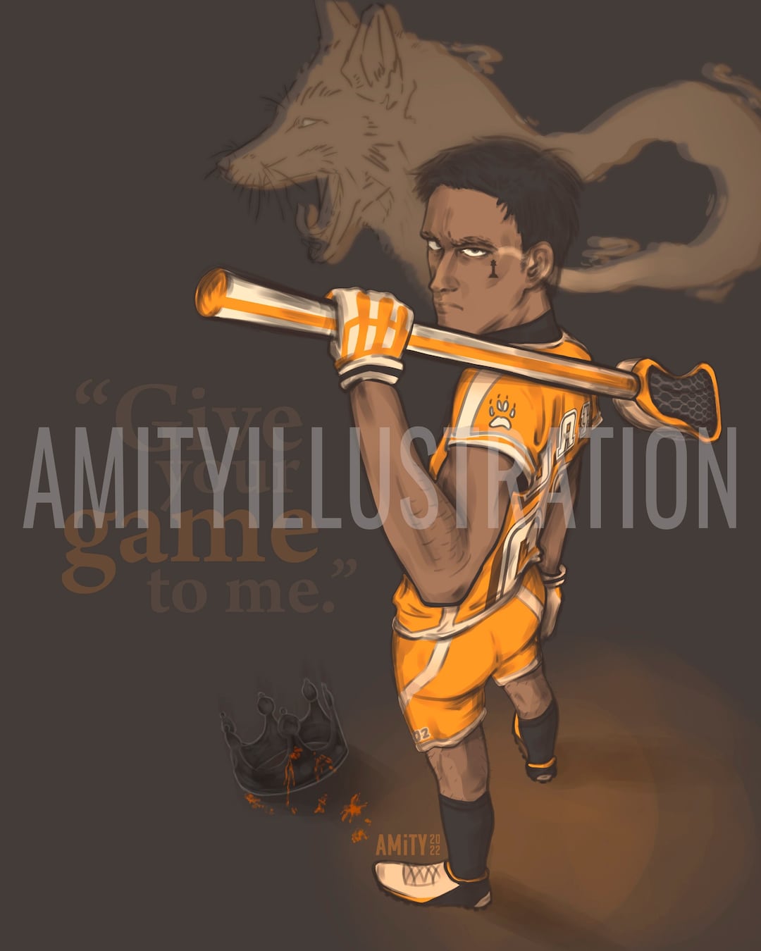 AFTG Kevin Day Art Print All for the Game the Foxhole Court - Etsy