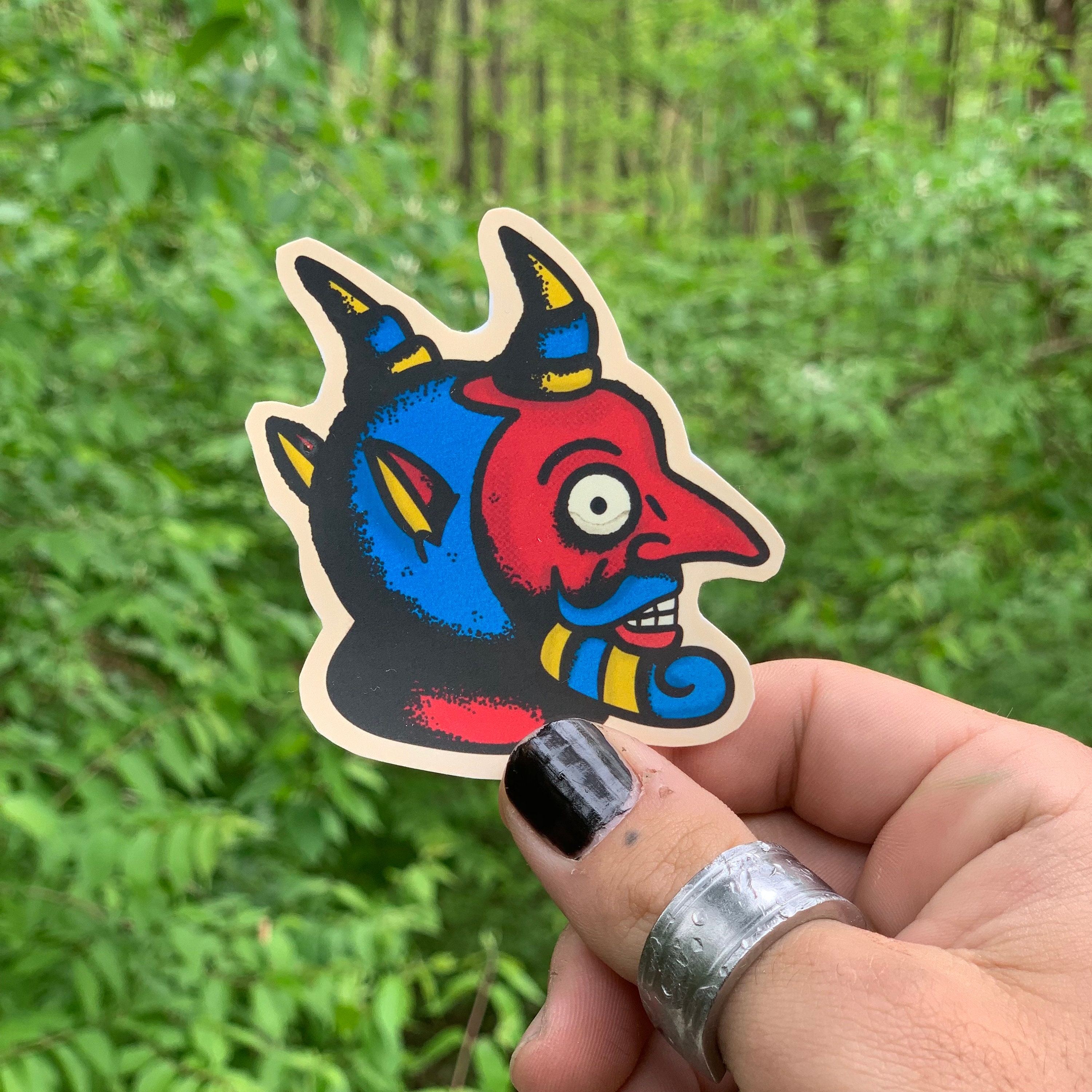 Devil Sticker Pack Devil Stickers Water Bottle Stickers - Etsy